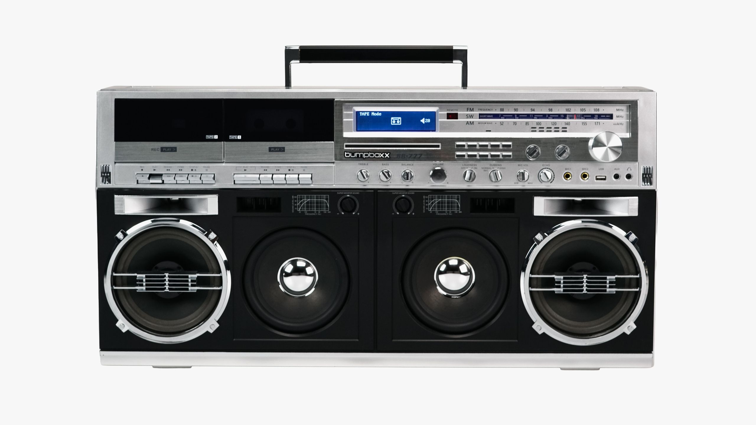 Bump up the volume: Bumpboxx BB-777 is an 80s-inspired boombox that can ...