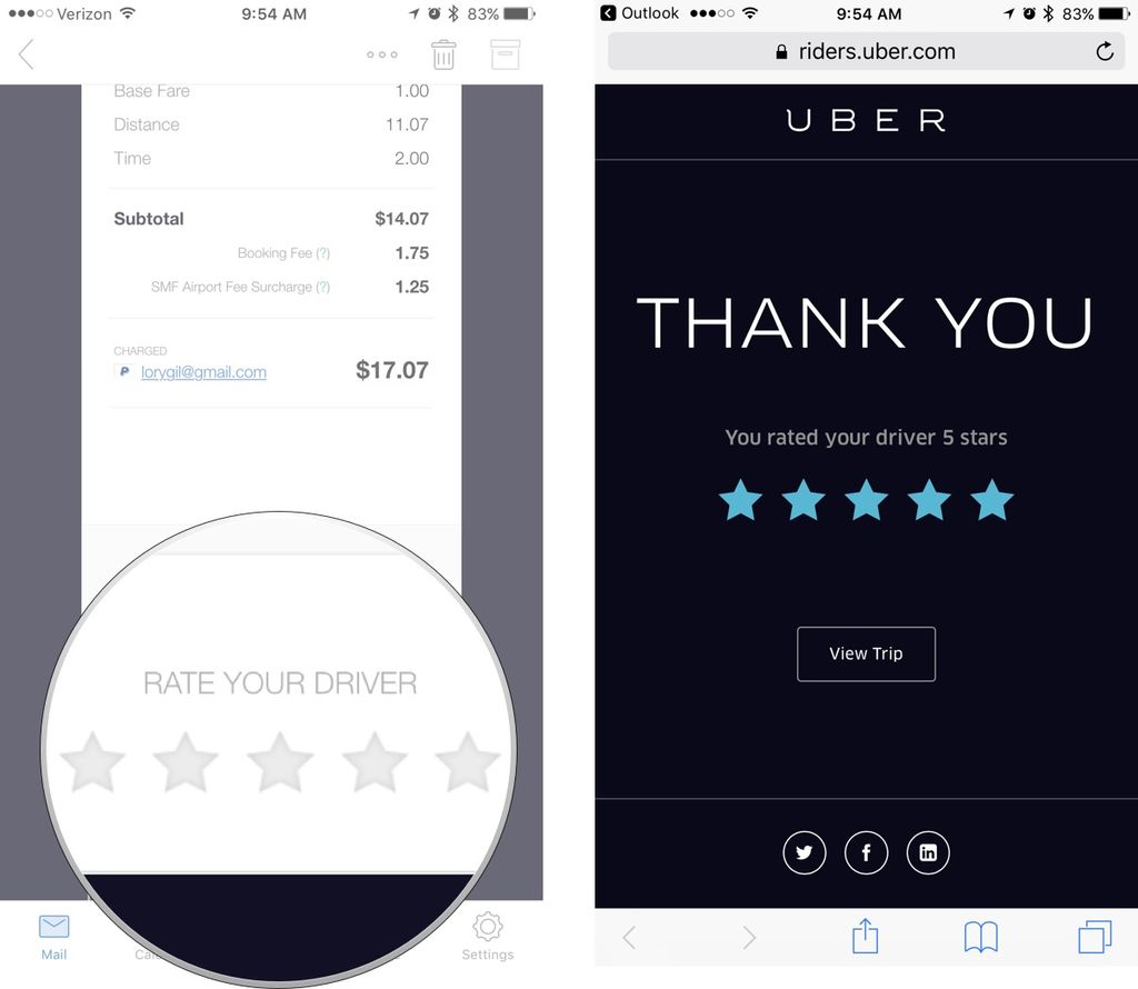 How to check your passenger Uber rating | iMore