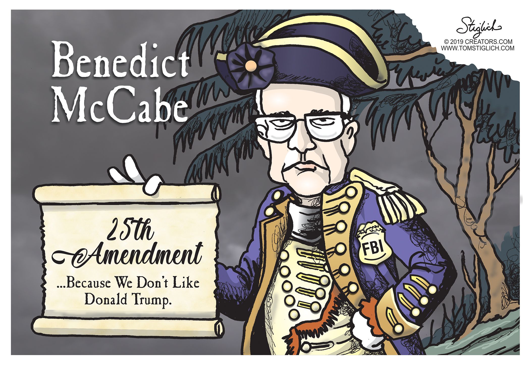 Political Cartoon U.S. FBI Andrew McCabe Book Tour | The Week