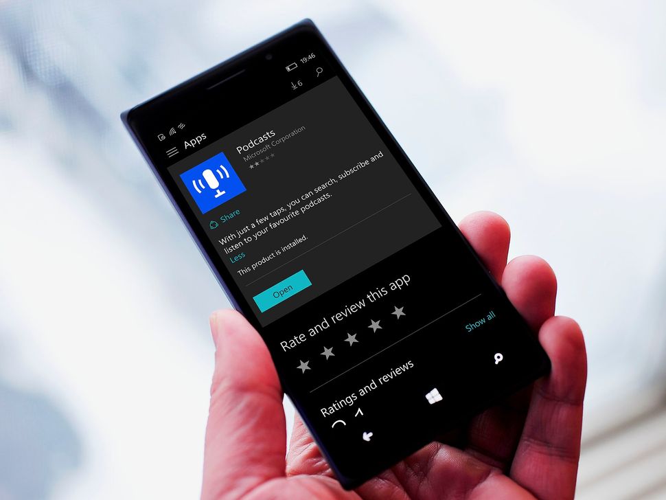 Open installed apps from within the Windows 10 Mobile Store | Windows ...