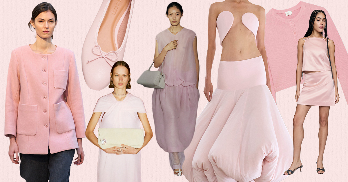 See the Powder-Pink Color Trend Fashion People Are Buying | Who What Wear
