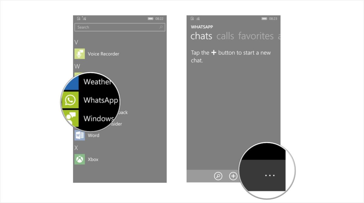 How to send messages with WhatsApp for Windows 10 Mobile phones ...
