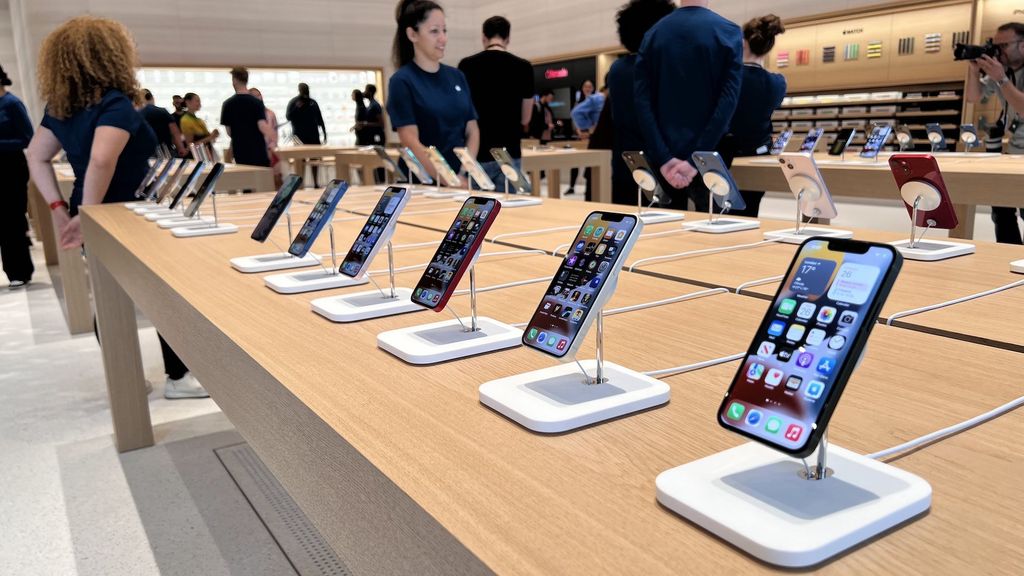 A sneak-peek inside the new Apple Store in London’s posh Knightsbridge ...