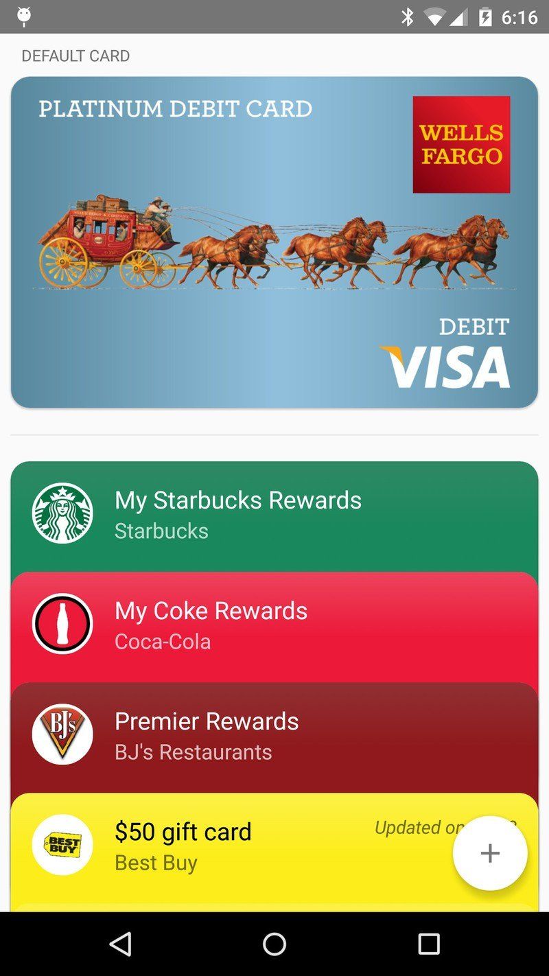 How to add your credit, debit, loyalty and gift cards to Android Pay ...