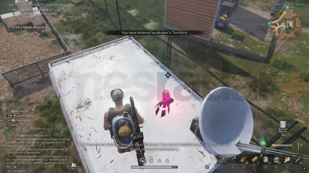 Once Human Sketch of an Inspection Point guide | GamesRadar+