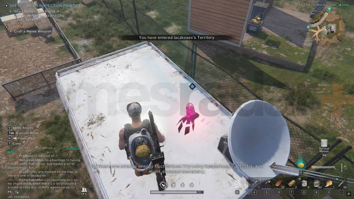 Once Human Sketch of an Inspection Point guide | GamesRadar+