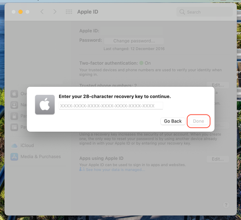 How to set up an Apple ID recovery key | Tom's Guide