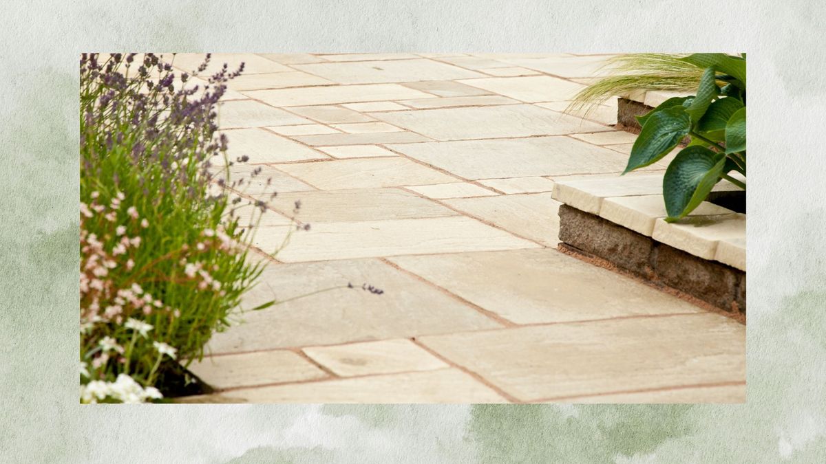 How to clean patio slabs without using a pressure washer | Woman & Home