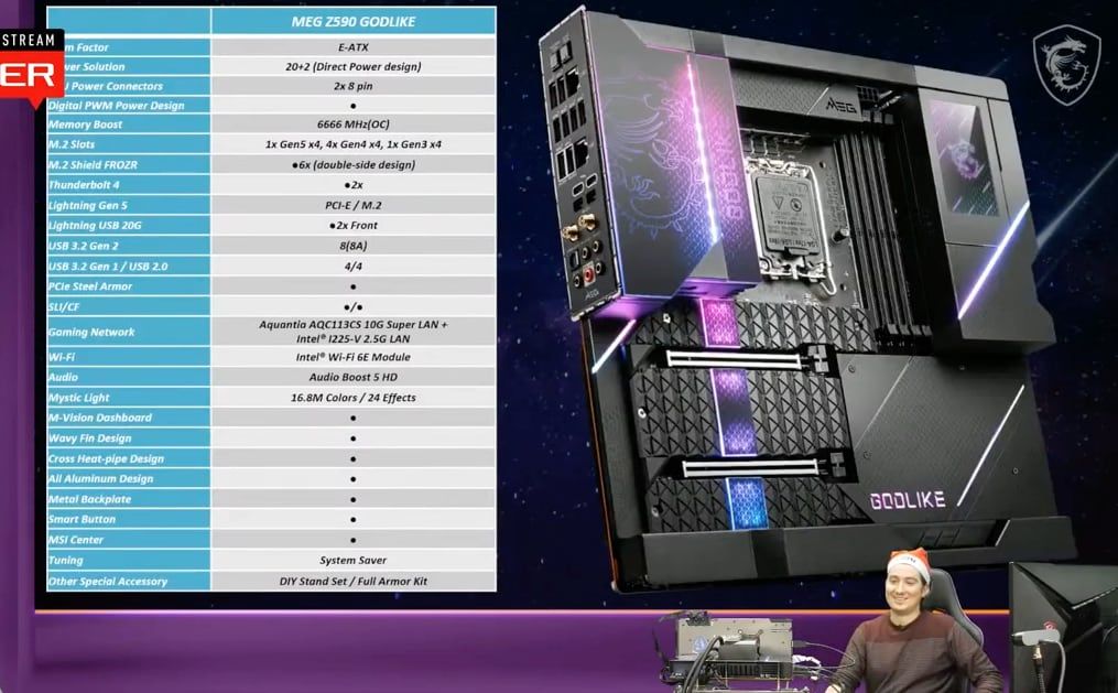 MSI Z690 Godlike Motherboard Comes With Hellish $2,099 Price Tag | Tom ...