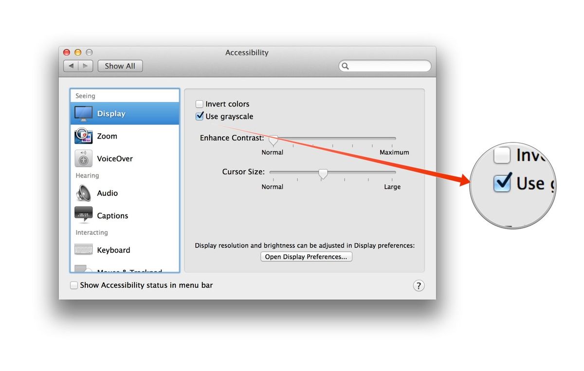 How to tweak the Mac's display settings for better visual accessibility ...