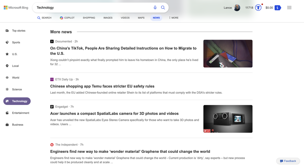Google News went down and I tried Bing News – I might never go back ...