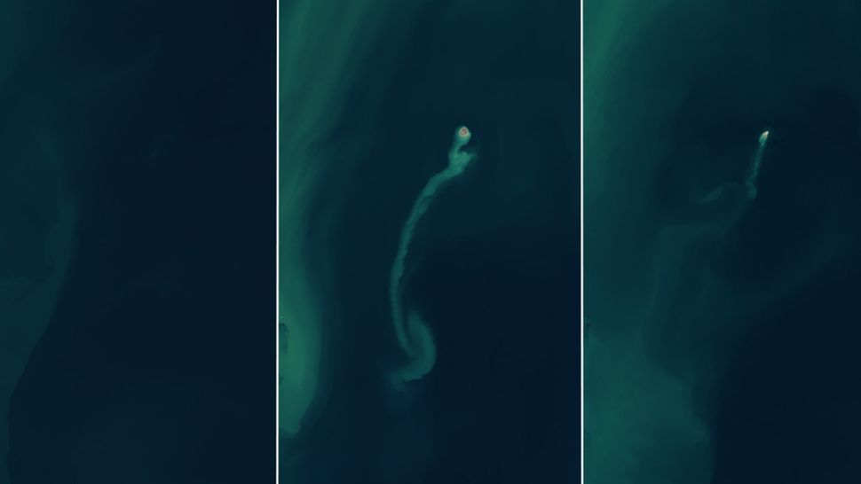 'Ghost island' appears after underwater eruption, then vanishes into ...