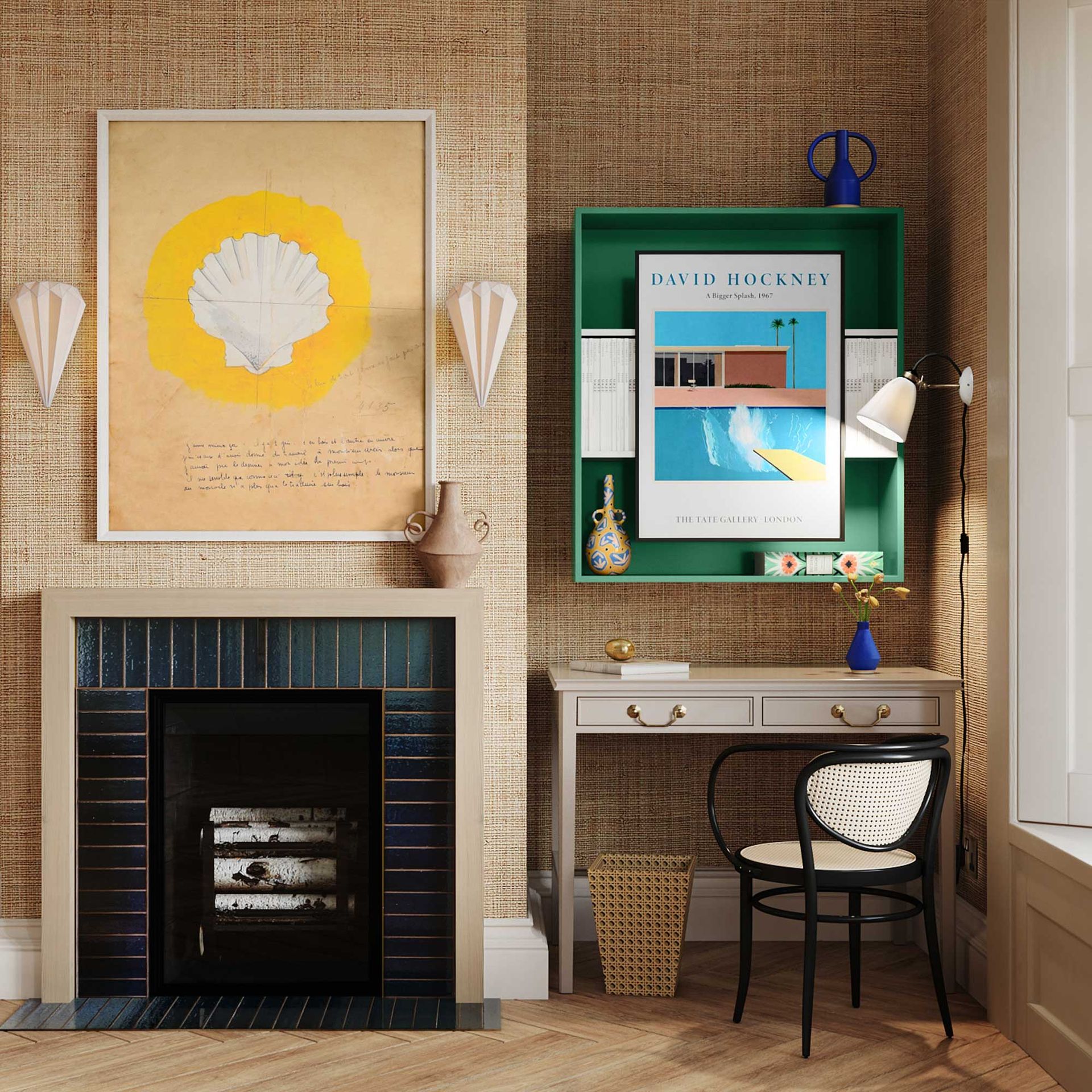 Home office colour schemes to promote productivity | Ideal Home