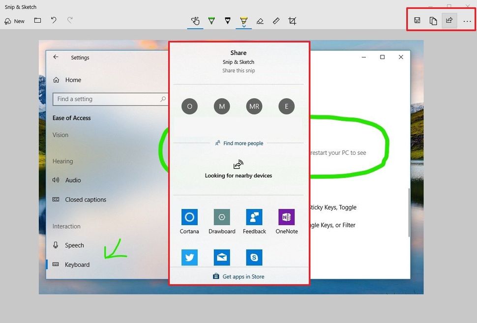 How to use Snip & Sketch to take screenshots on Windows 10 October 2018 ...