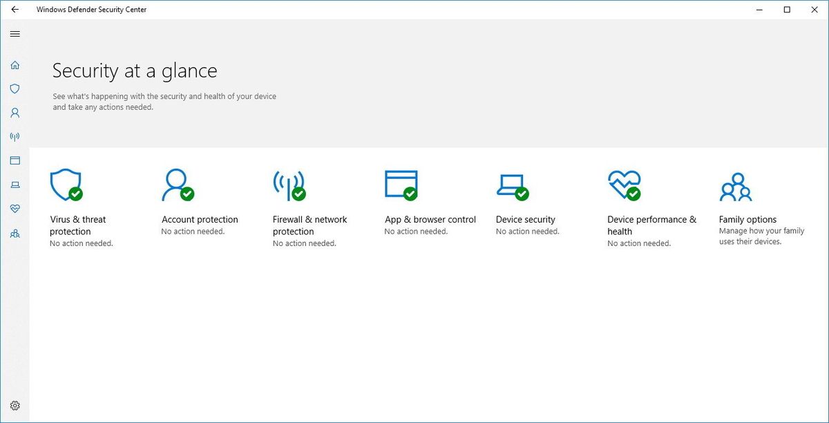 What's new with Windows Defender Security Center in the April 2018 ...