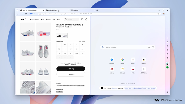 Microsoft Edge Gains Hidden Split Screen Feature For Running Two Webpages Under One Tab