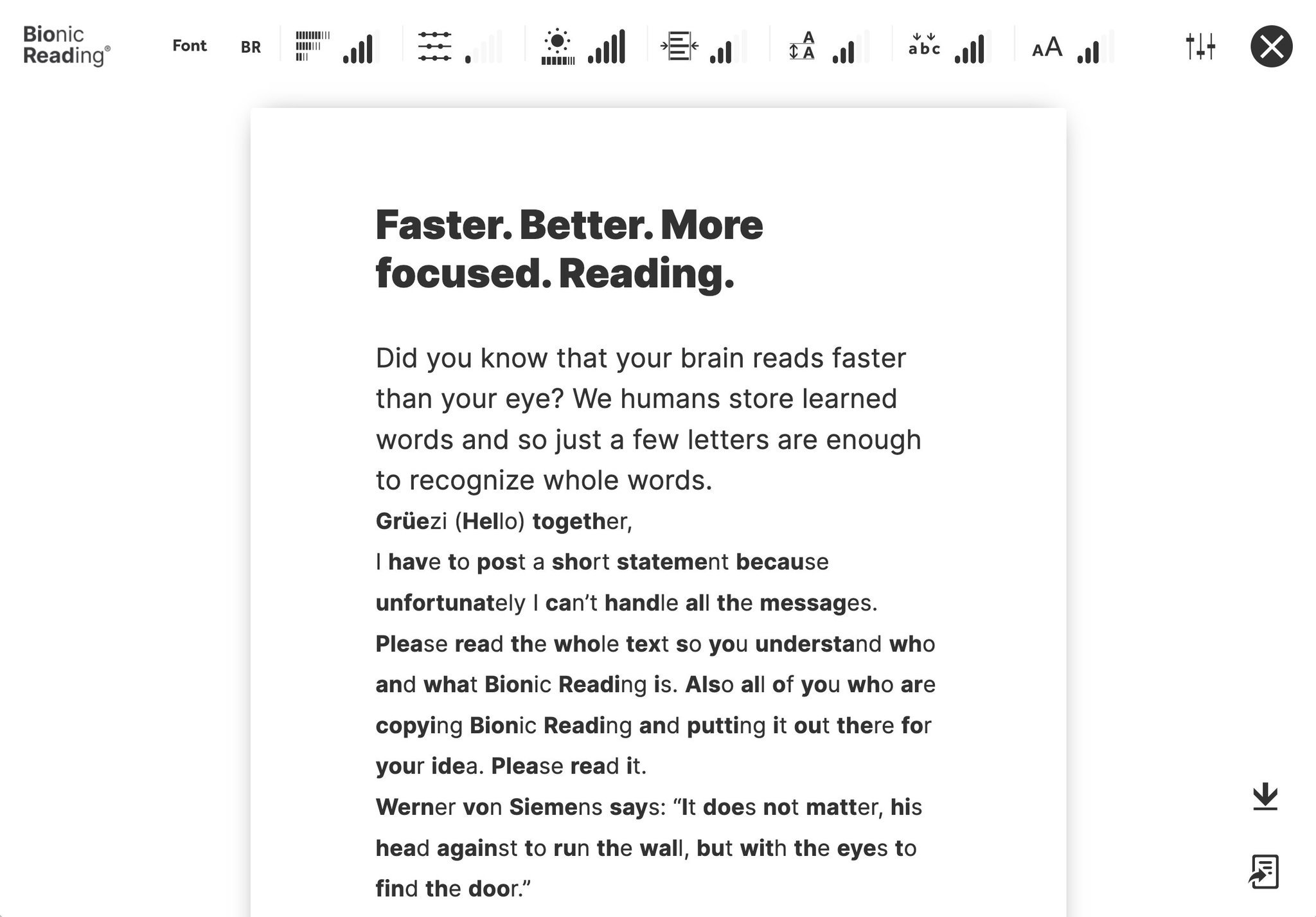 Viral Bionic Reading Tool Now Available As A Chrome Extension IMore