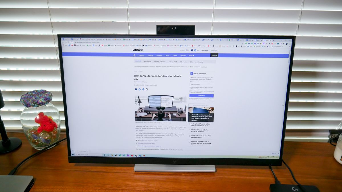 HP E27d G4 monitor review | Laptop Mag