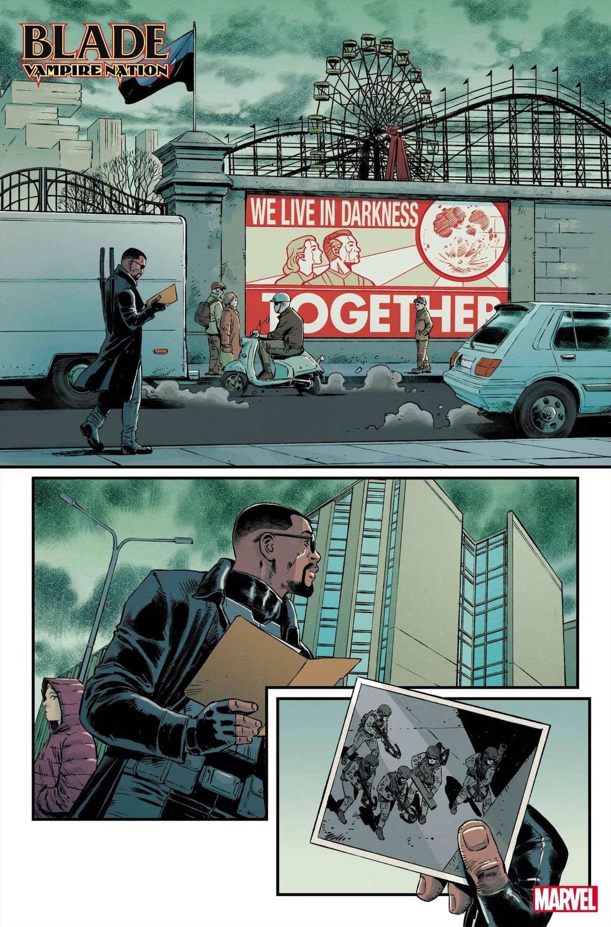 Sheriff Blade and Boss Dracula work together in Marvel's Vampire Nation ...