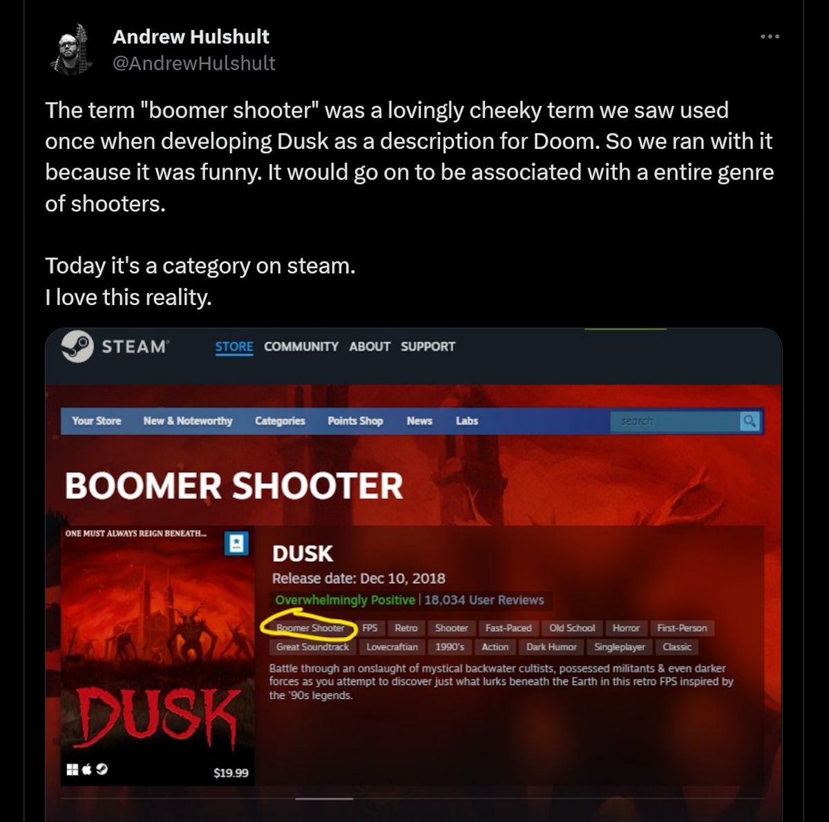 Okay, 'Boomer Shooter' is now an official genre on Steam | PC Gamer