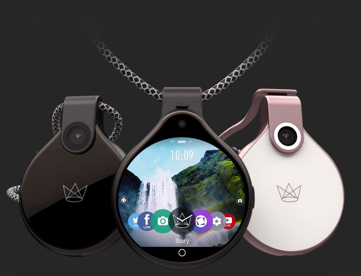 FrontRow is a livestreaming smart necklace with two cameras | Android ...
