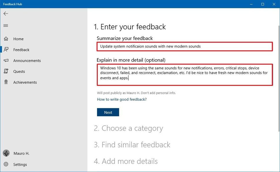 How to send feedback about Windows 10 to Microsoft | Windows Central