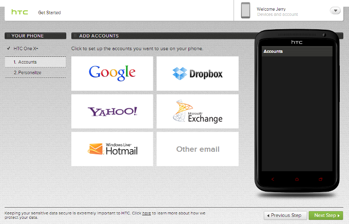 HTC's 'Get Started' helps you set up your new Sense device from a ...