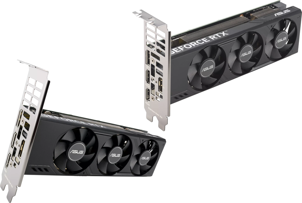 Asus' low-profile RTX 4060 still takes up two slots, but its shorter ...