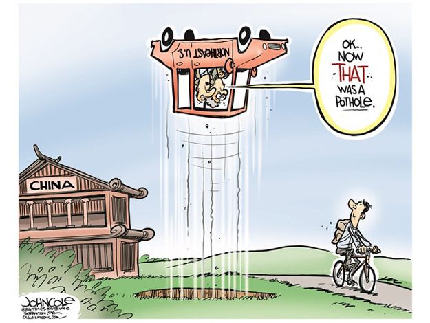 Editorial cartoon infrastructure | The Week