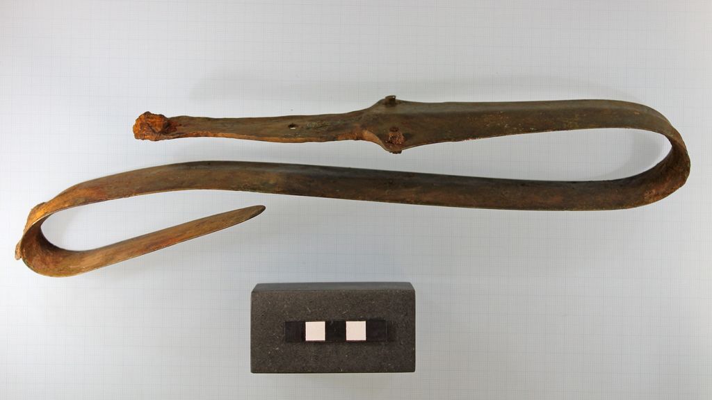 Ritually bent Bronze Age sword unearthed in Danish bog is 'very rare ...