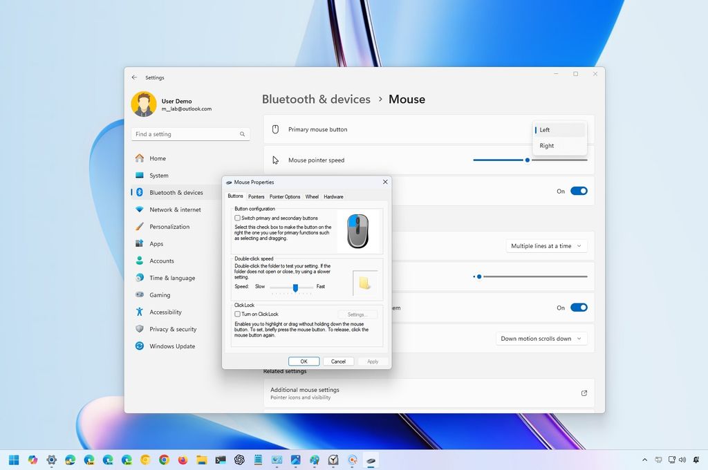 How to set mouse for left-handed people on Windows 11 | Windows Central