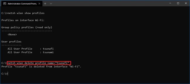 How to manage wireless networks with Command Prompt on Windows 10 ...