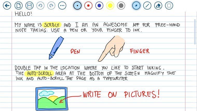 Scrible, a freehand note taking app, is today's myAppFree Windows 8 ...