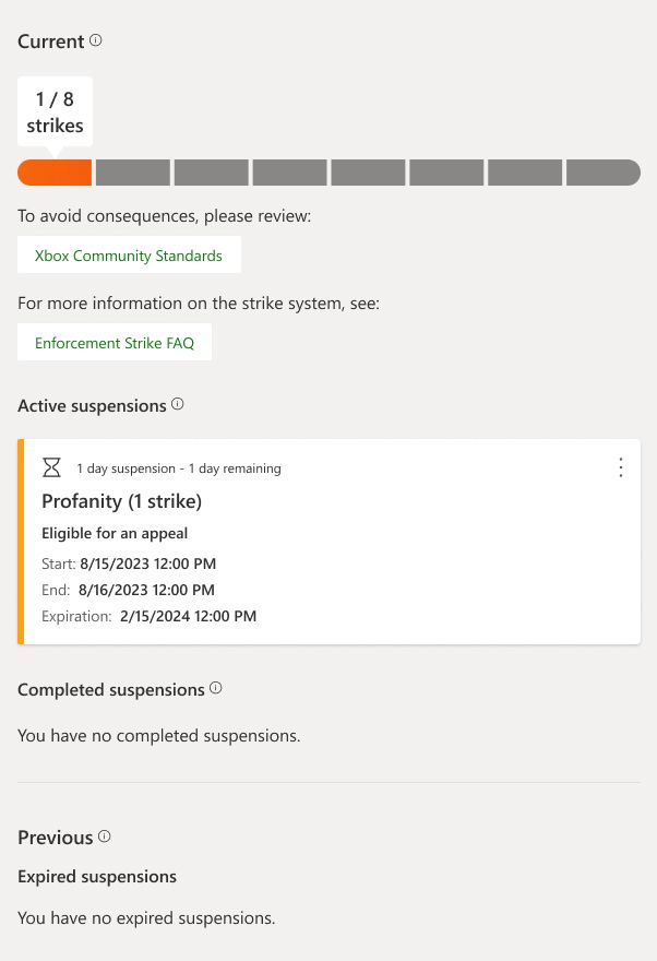 Xbox to begin giving out strikes to accounts breaking the rules ...