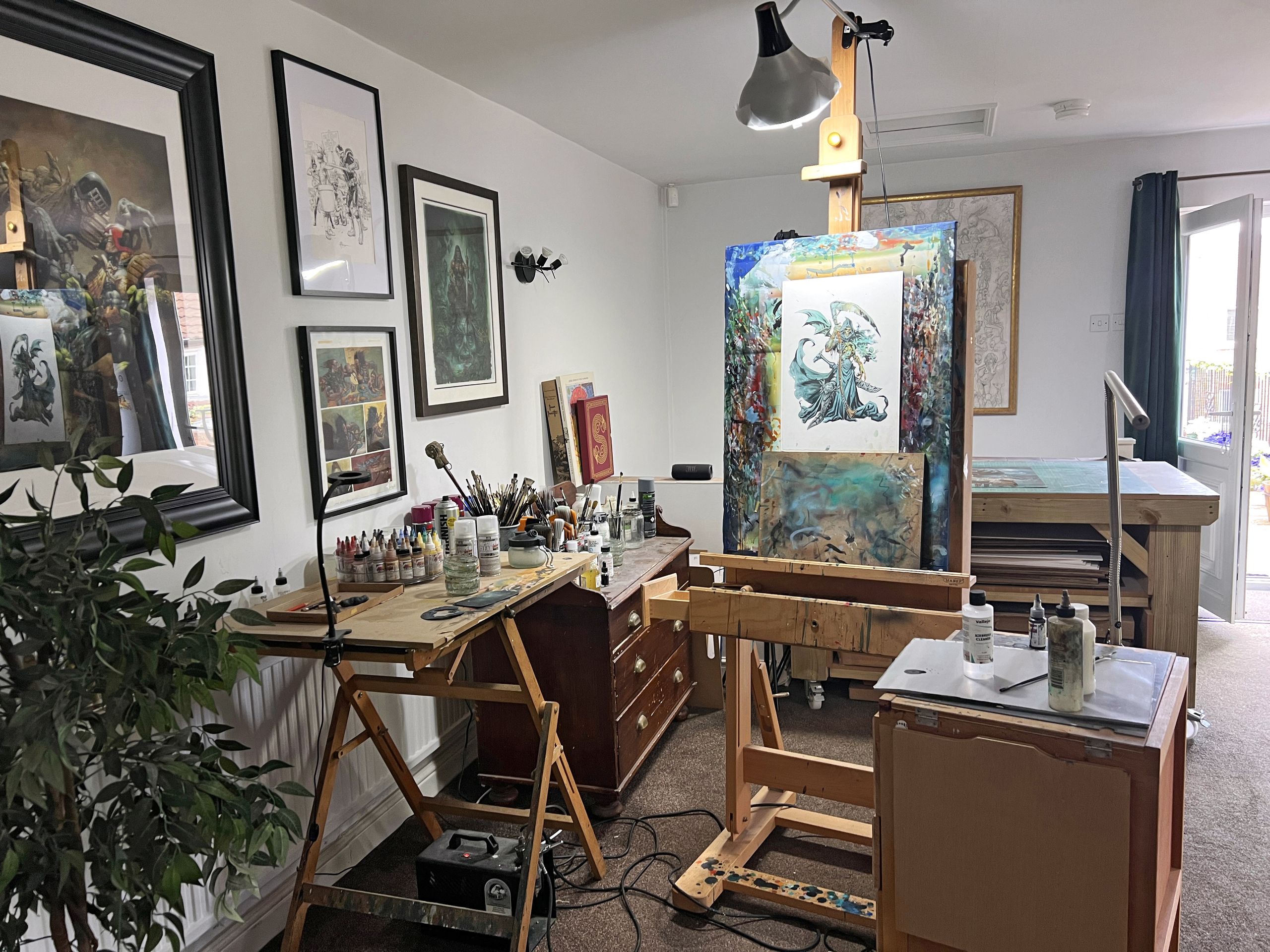 How comics illustrator Greg Staples created his dream art studio ...