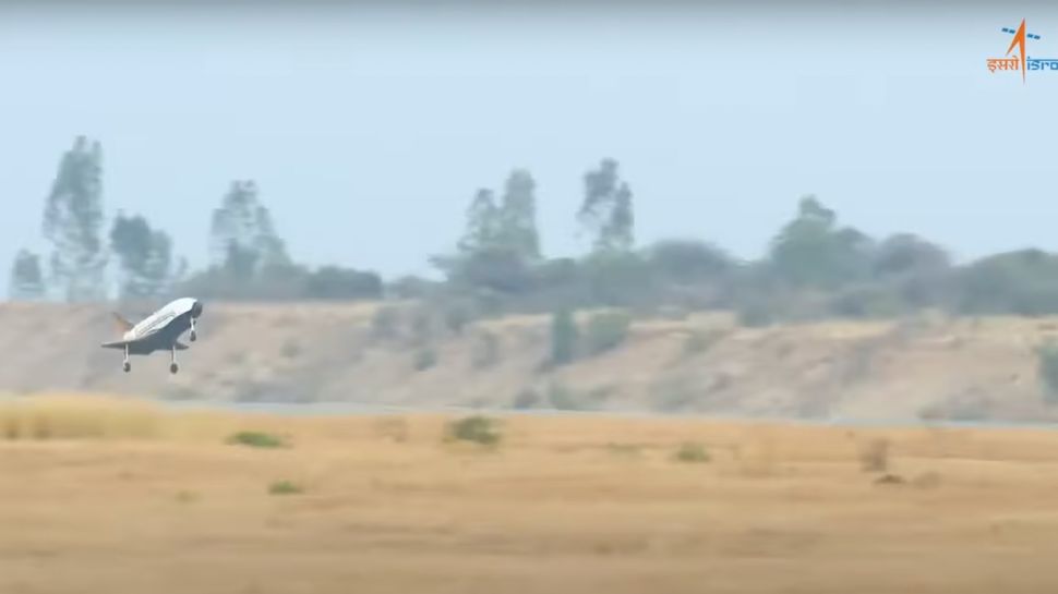 Watch India's prototype space plane ace a landing test (video) | Space