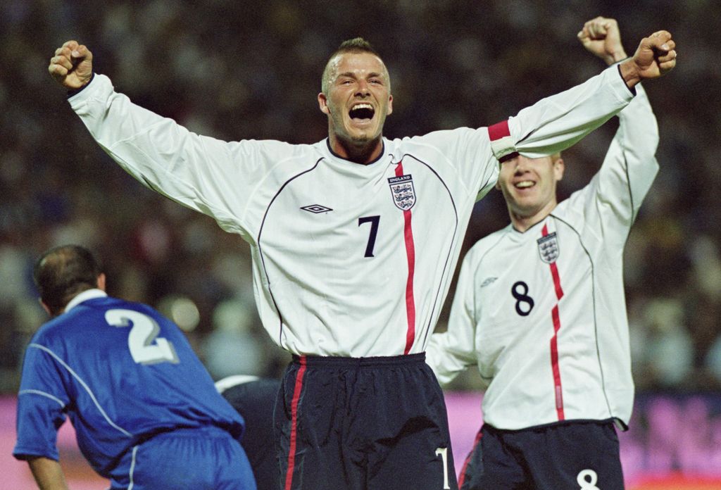 David Beckham at 50: all of his goals for England | FourFourTwo