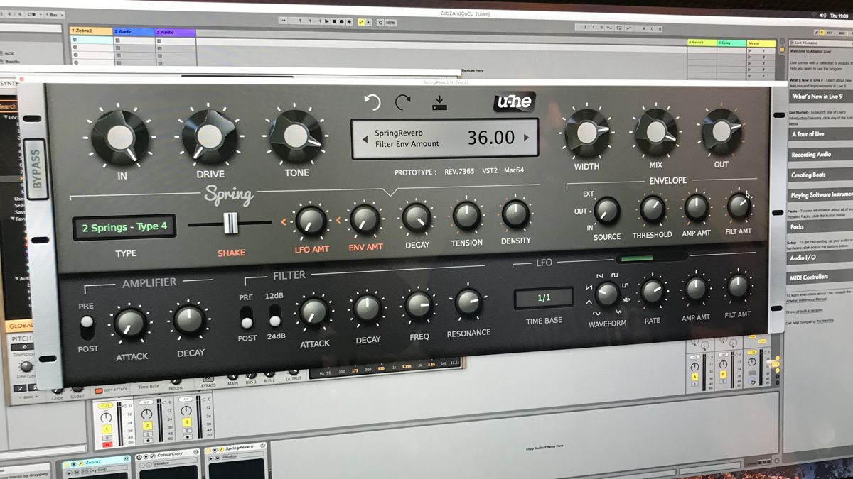 Superbooth 2018 first look: u-he Colour Copy and Spring Reverb | MusicRadar