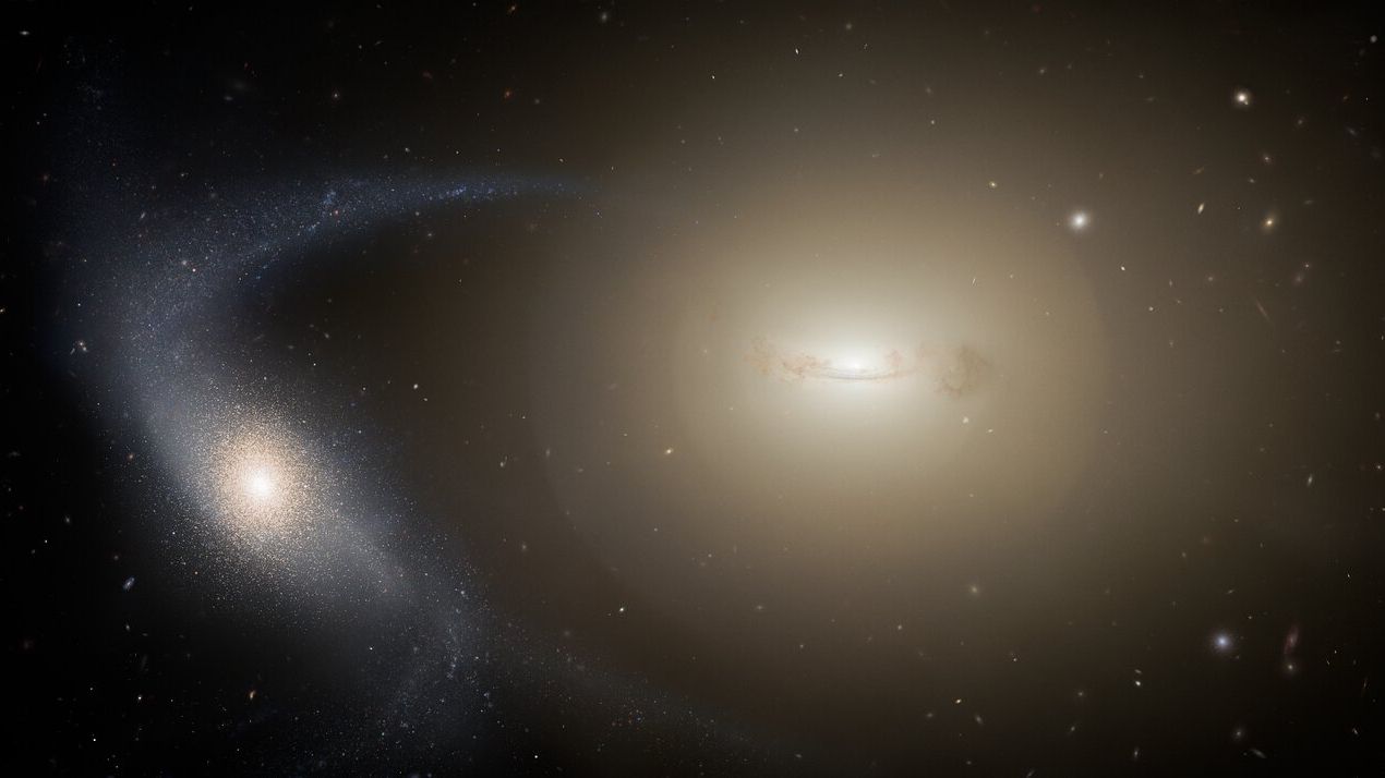 These small galaxies were shredded by their larger siblings — but they ...