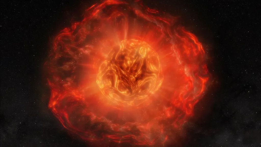 'Significant and unexpected': Dying star spits out a sun's worth of ...