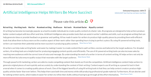 AIWriter review | TechRadar