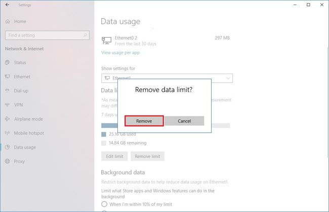 How to monitor and control data usage on Windows 10 April 2018 Update ...