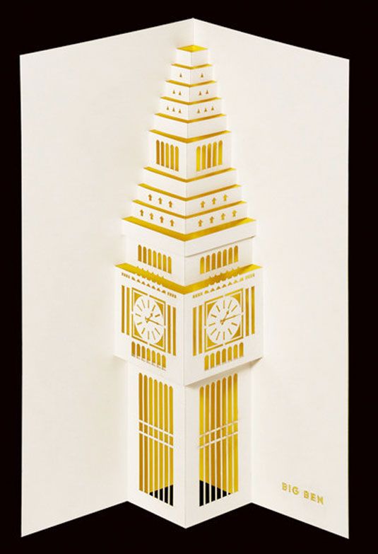 London landmarks reinvented as 3D paper art | Creative Bloq