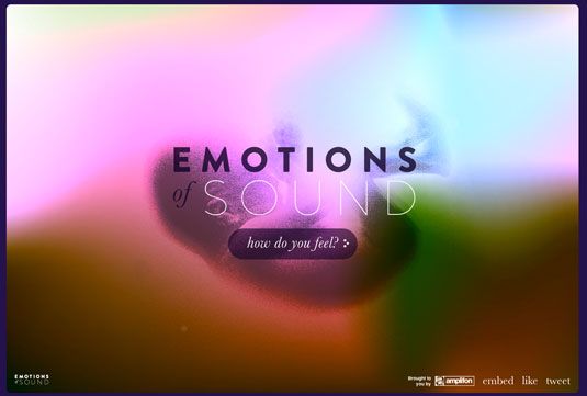 Discover how sounds make you feel with this mesmeric website | Creative ...