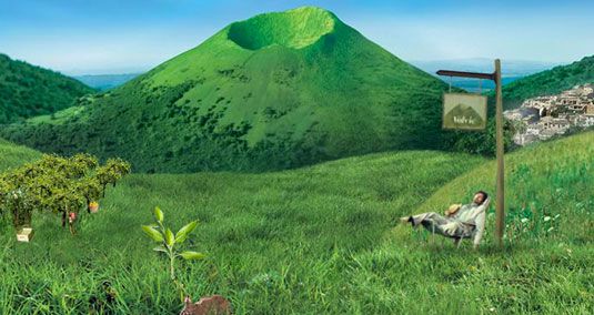 Volvic unveils radical new branding and logo | Creative Bloq