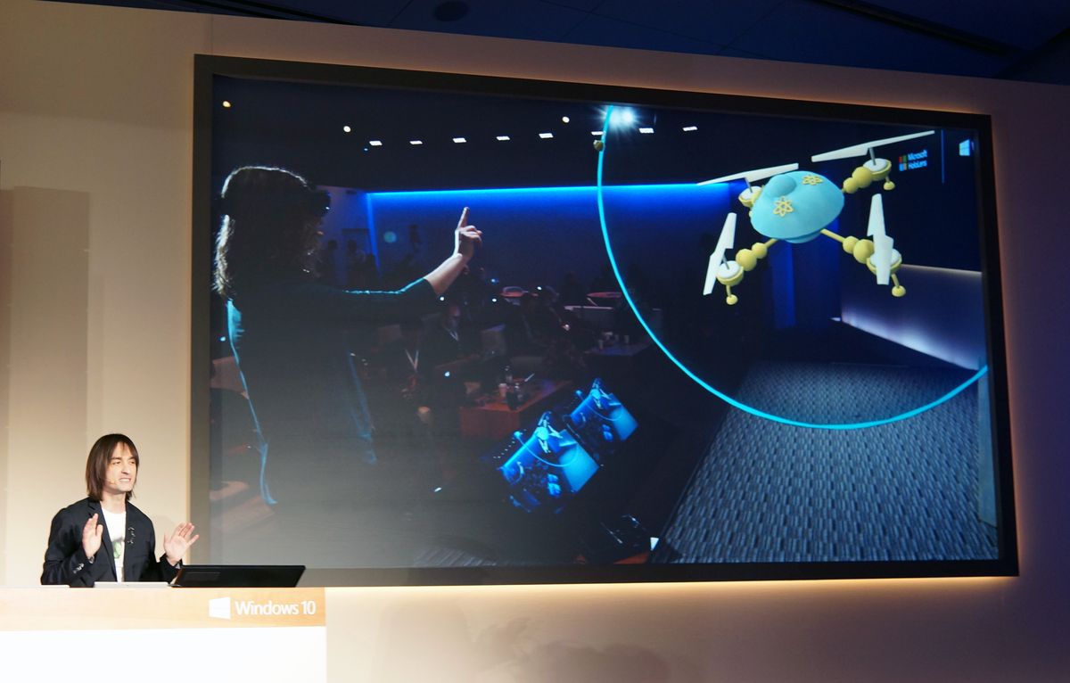 Windows Holographic and Microsoft HoloLens announced | PC Gamer