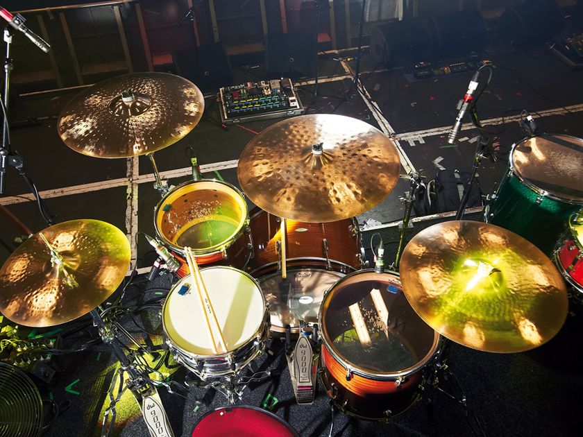 Drum kits of the pros: stars' live and studio drum setups in pictures ...