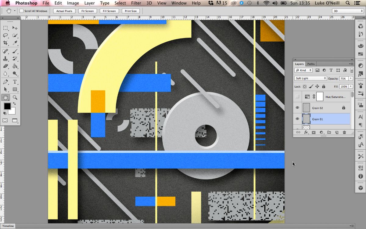 Easy ways to add texture to vector graphics in Photoshop | Creative Bloq
