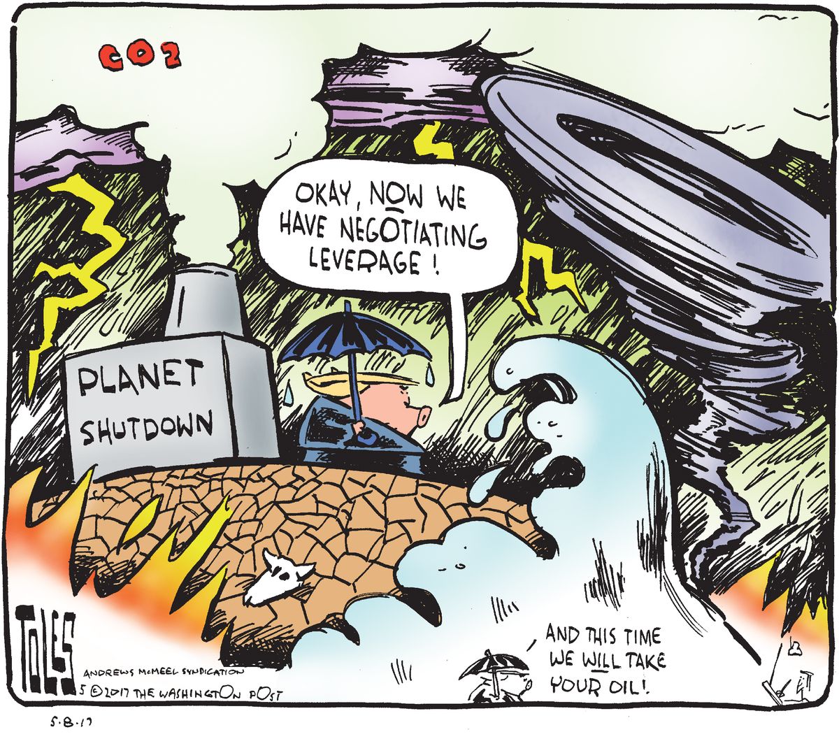 Political Cartoon U.S. Trump EPA Environment Climate Change Oil | The Week
