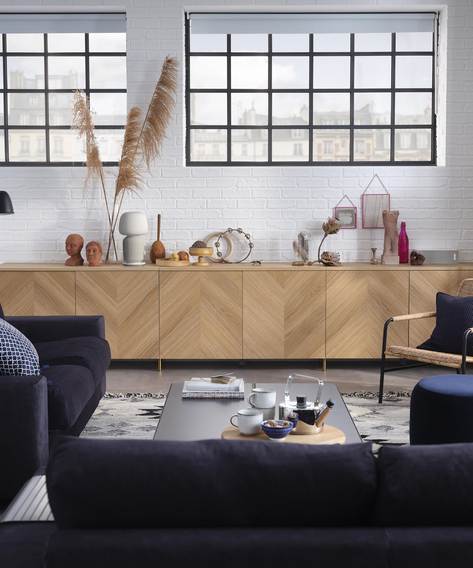 This IKEA BESTA is now a statement piece with cane details | Livingetc